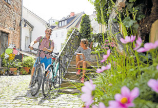 Das Saarland wird von 1.500 Kilometer Radwegen durchzogen. Einer der ...