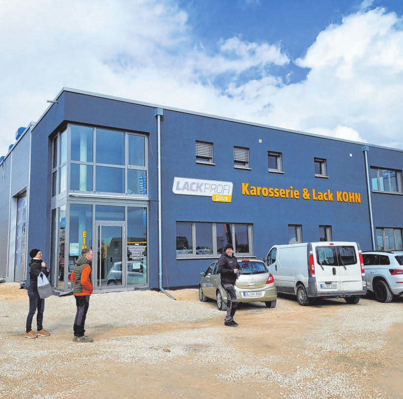 Firmensitz im neuen Industriegebiet und heißt heute: Kohn Korosseriebau ...